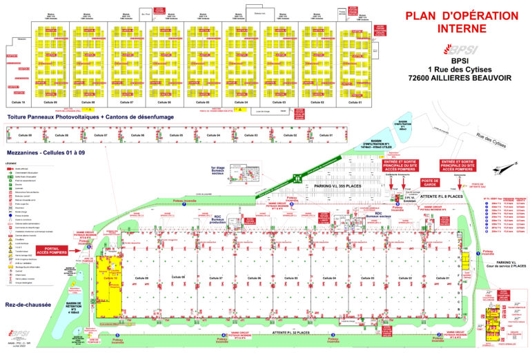 BPSI – Consignes et plans de sécurité incendie